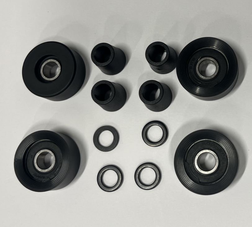 Seat - Guide wheel set, x 4 (under seat) - WaterRower Reservedele ...